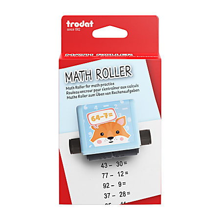 Trodat Subtraction Math Roller Total Qty 1 - Office Depot