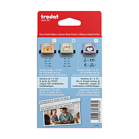 Trodat Subtraction Math Roller Total Qty 1 - Office Depot