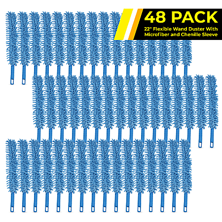 Gritt Commercial Flexible Wand Duster With Microfiber And Chenille ...