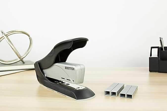 Bostitch Spring Powered Premium Heavy Duty Stapler BlackSilver - Office ...