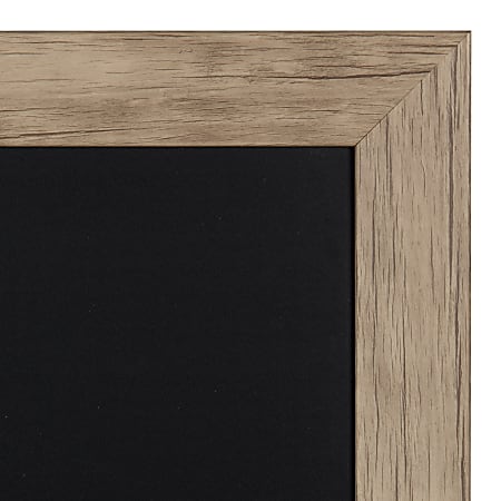 DesignOvations Beatrice Magnetic Framed Chalkboard 18 x 27 Black Rustic ...
