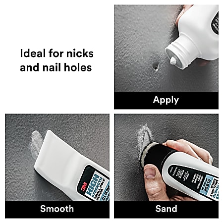 3M High Strength Small Hole Repair 1 Pack All in One Applicator Tool ...