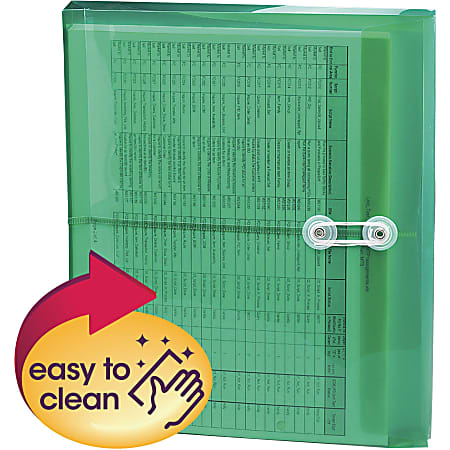 Smead Heavy Duty Polypropylene Envelopes Letter Size Green Pack Of 5 ...