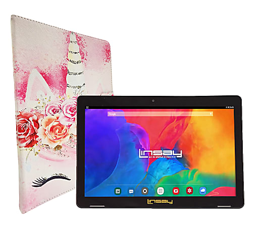 NEW LINSAY 10.1 Octa Core 256GB Storage 4GB RAM Android 15 Tablet with ...