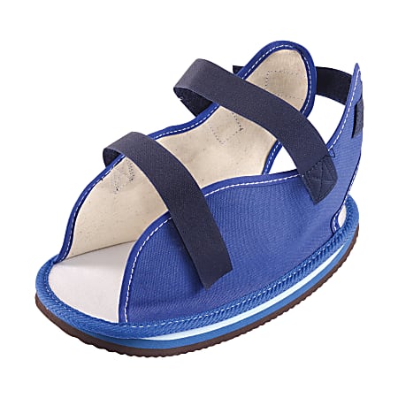 DMI Post Op Cast Shoe Womens Medium 6 8 Blue - Office Depot