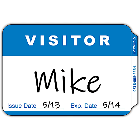 visitors badges