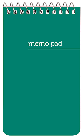 Office Depot Brand Wirebound Top Opening Memo Pads 3 x 5 College Ruled ...
