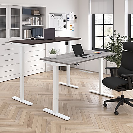 Bush Business Furniture Move 40 Series 48 W x 24 D Electric Height ...