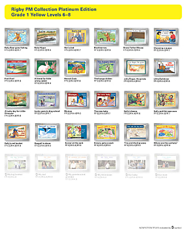 Rigby PM Collection Platinum Edition Add To Pack Yellow Levels 6 8 ...