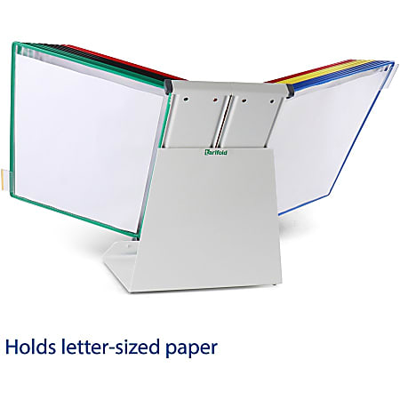 Tarifold Desktop Catalog Rack Starter Set 20 Pocket Color Coded 11 H x ...