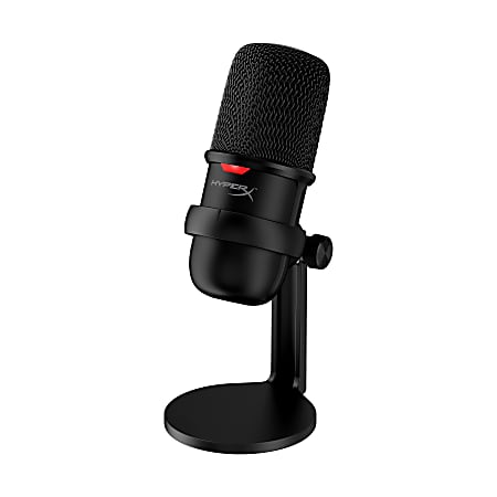 HyperX SoloCast USB Microphone Black 4P5P8AA - Office Depot