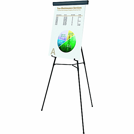 MasterVision 3 leg Display Easel 45 lb Load Capacity 69 Height x 28.50 ...