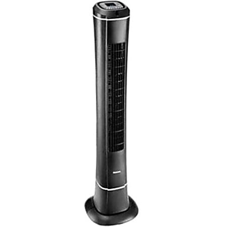Holmes HTF38138 BM Floor Fan 8 Speed Remote Oscillating 38 Height Black ...