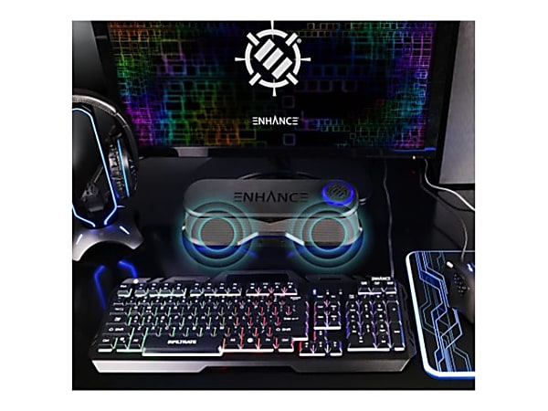 ENHANCE SB1 Sound Bar 10W Glossy Black ENPCSB1100BLWS - Office Depot