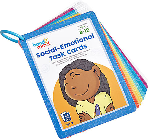 Hand2Mind Social Emotional Task Cards Grades 3 to 8 Set Of 64 Cards ...