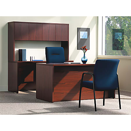 HON 10500 66 W Workstation Computer Desk With Left Return Mahogany ...