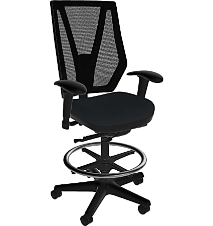 Sitmatic GoodFit Mesh Small Scale High Back Stool Black - ODP Business ...