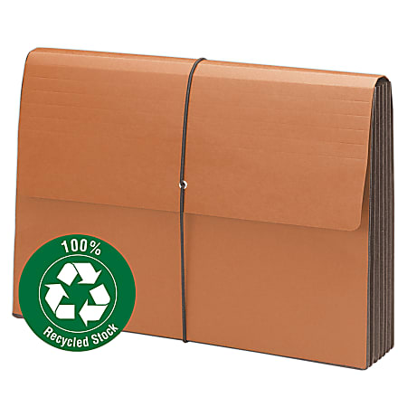 Smead Wallets 5 14 Expansion Legal Size 100percent Recycled Redrope ...