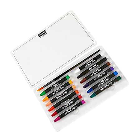 Crayola Signature Watercolor crayon assorted colors pack of 12 - Office ...