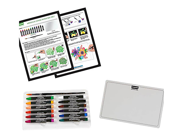 Crayola Signature Watercolor crayon assorted colors pack of 12 - Office ...
