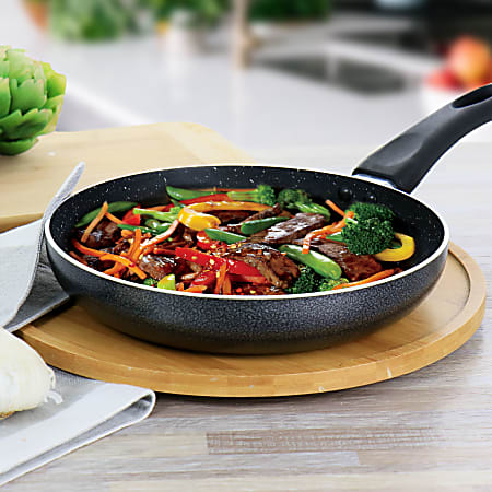 Oster Aluminum Non Stick Frying Pan 9 716 Graphite Gray - Office Depot