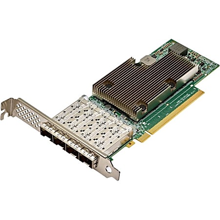 Broadcom Quad Port 25 Gbs SFP28 Ethernet PCI Express 4.0 x16 Network Interface Card PCI Express ...