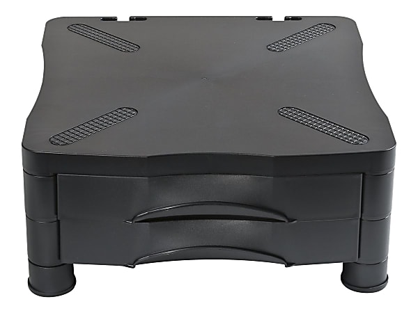 Kelly MonitorPrinter Stand With 2 Drawers 13 H x 13 12 W x 5 34 Black ...