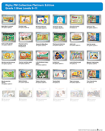 Rigby PM Collection Platinum Edition Complete Fiction Package Blue ...