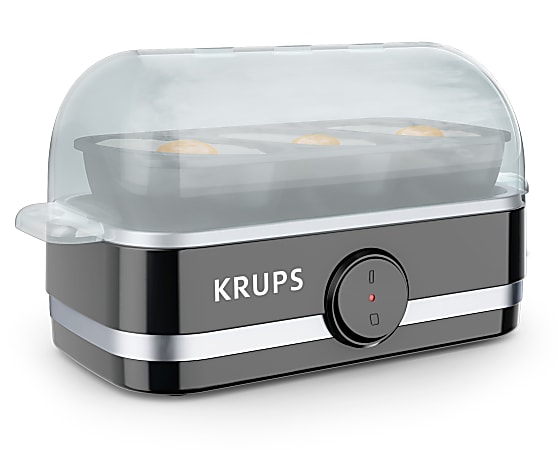 KRUPS Simply Electric Egg Cooker With Accessories Black - Office Depot
