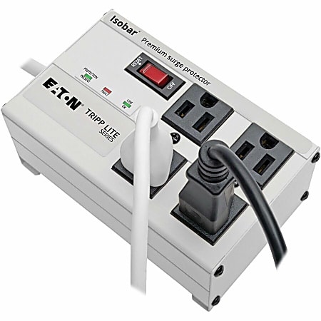 Tripp Lite Isobar Premium ISOBAR4ULTRA 4 Outlet Surge Suppressor 6 Cord - Office Depot