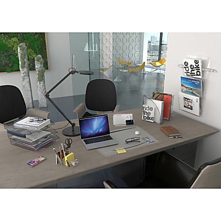 CEP Ice Stackable Letter Tray Ice Black - Office Depot