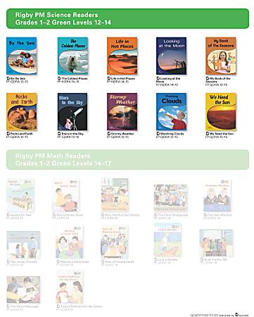 Rigby PM Science Readers Complete Package Green Levels 12 14 Grade 1 6 ...