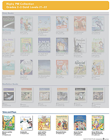Rigby PM Collection Complete Tales And Plays Package Gold Levels 21 22 ...