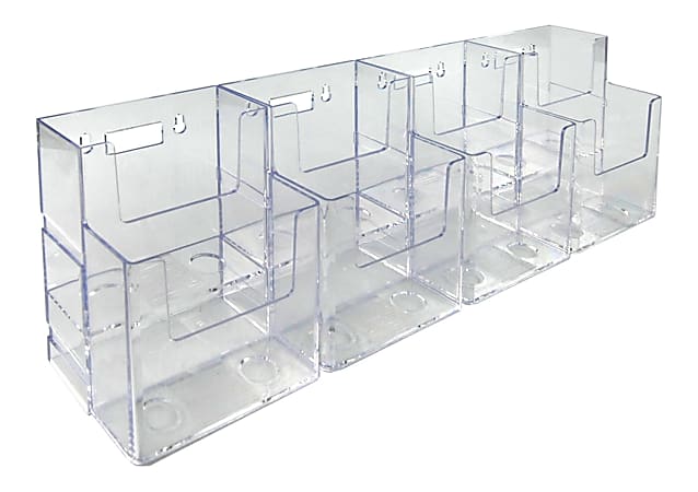 Azar Displays 2 Tier 8 Pocket Trifold Brochure Counter Displays 7 H x ...