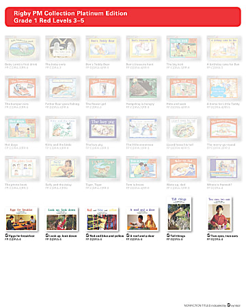 Rigby PM Collection Platinum Edition Complete Nonfiction Package Red ...
