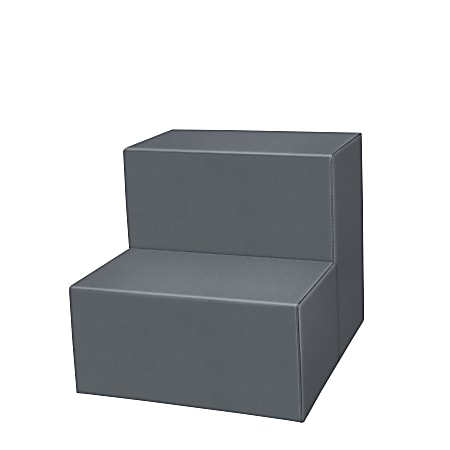 Marco 2 Step Seating Stool Graphite - Office Depot