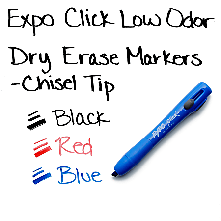 EXPO Click Dry Erase Marker Set - Office Depot