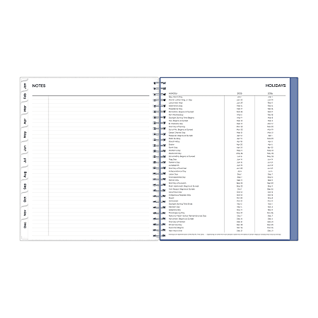 2025 Blue Sky Monthly Planning Calendar 8 x 10 Lindley Frosted January ...