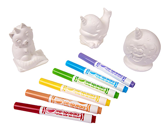 Crayola Color Buddies Unicreature Toy Set Set Of 9 Pieces - Office Depot