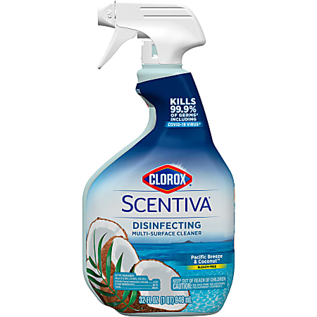 Clorox Scentiva Multi Surface Cleaner Spray Bottle Bleach Free Pacific ...