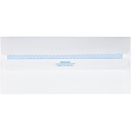 Quality Park 10 Redi Seal Security Window Envelopes Bottom Left Window ...