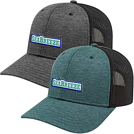 Custom Polo Spandex Knitted Mesh Back Cap Assorted Colors - Office Depot