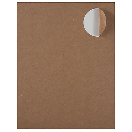 JAM Paper Circle Label Sticker Seals 2 12 Brown Kraft Pack Of 120 ...