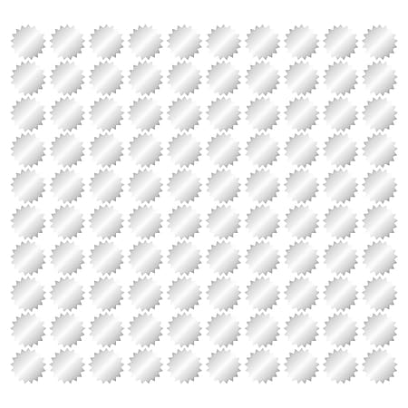 JAM Paper Circle Label Wafer Seals With Serrated Edges 34 Silver Pack ...