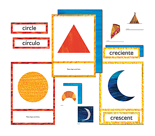 Carson Dellosa World Of Eric Carle Learning Cards Shapes Set Of 79 ...