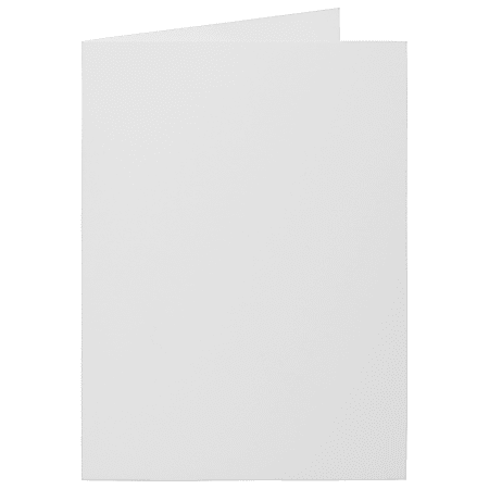 JAM Paper Fold Over Cards A6 4 58 x 6 14 Strathmore Bright White Pack ...