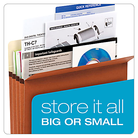 Pendaflex Redrope Expanding File Pockets 1 34 Expansion Letter Size ...