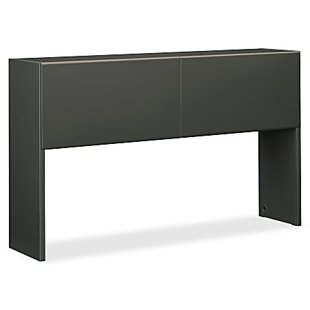 HON 38000 Series Stack On Steel Hutch 60 W Charcoal - Office Depot