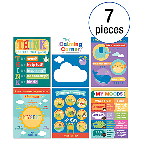 Carson Dellosa Calming Strategies Chart Set - Office Depot