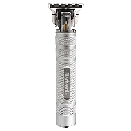Barbasol Rechargeable Zero Gapped T Blade Trimmer Silver - Office Depot